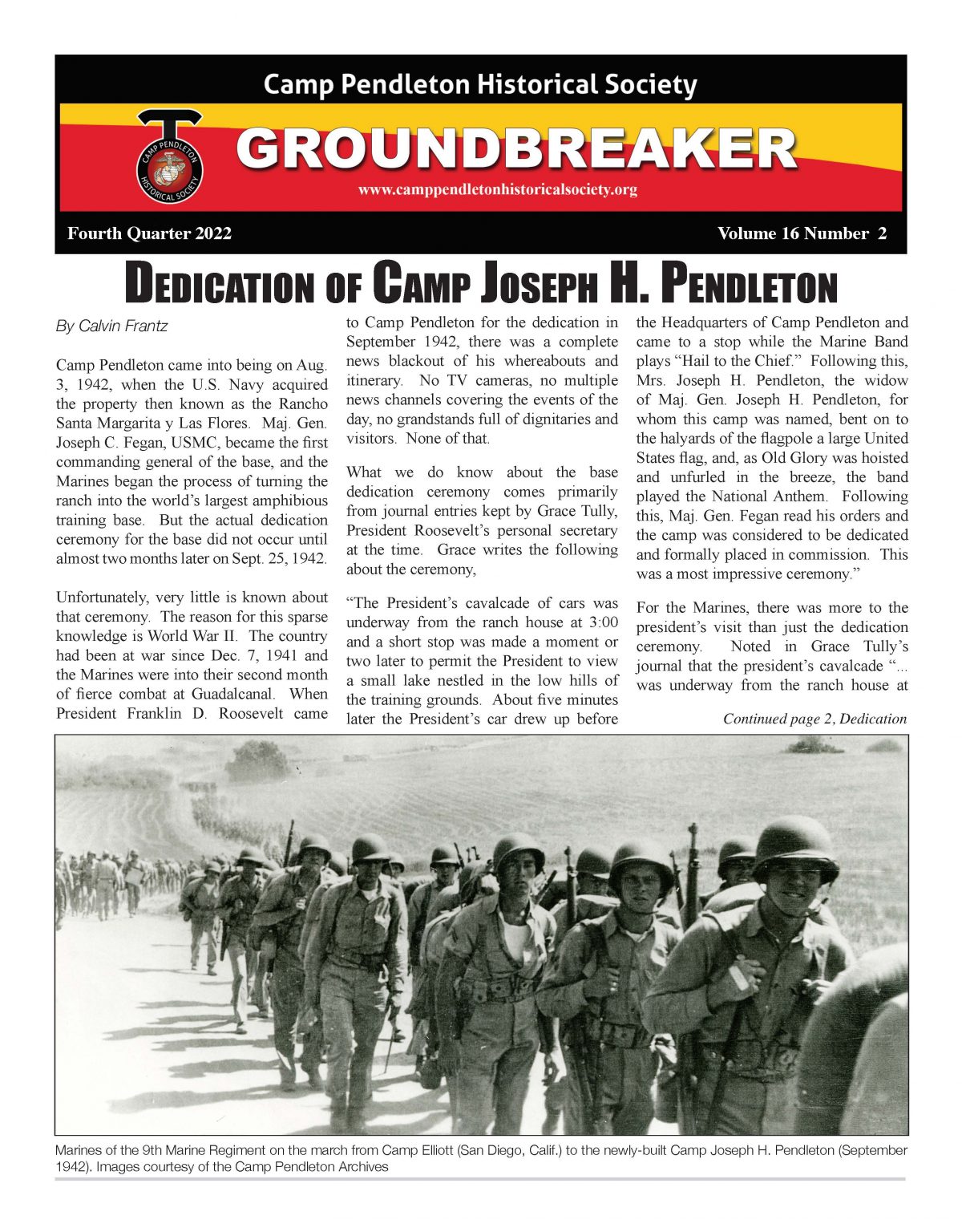 Camp Pendleton Historical Society – …preserving a rich and colorful history