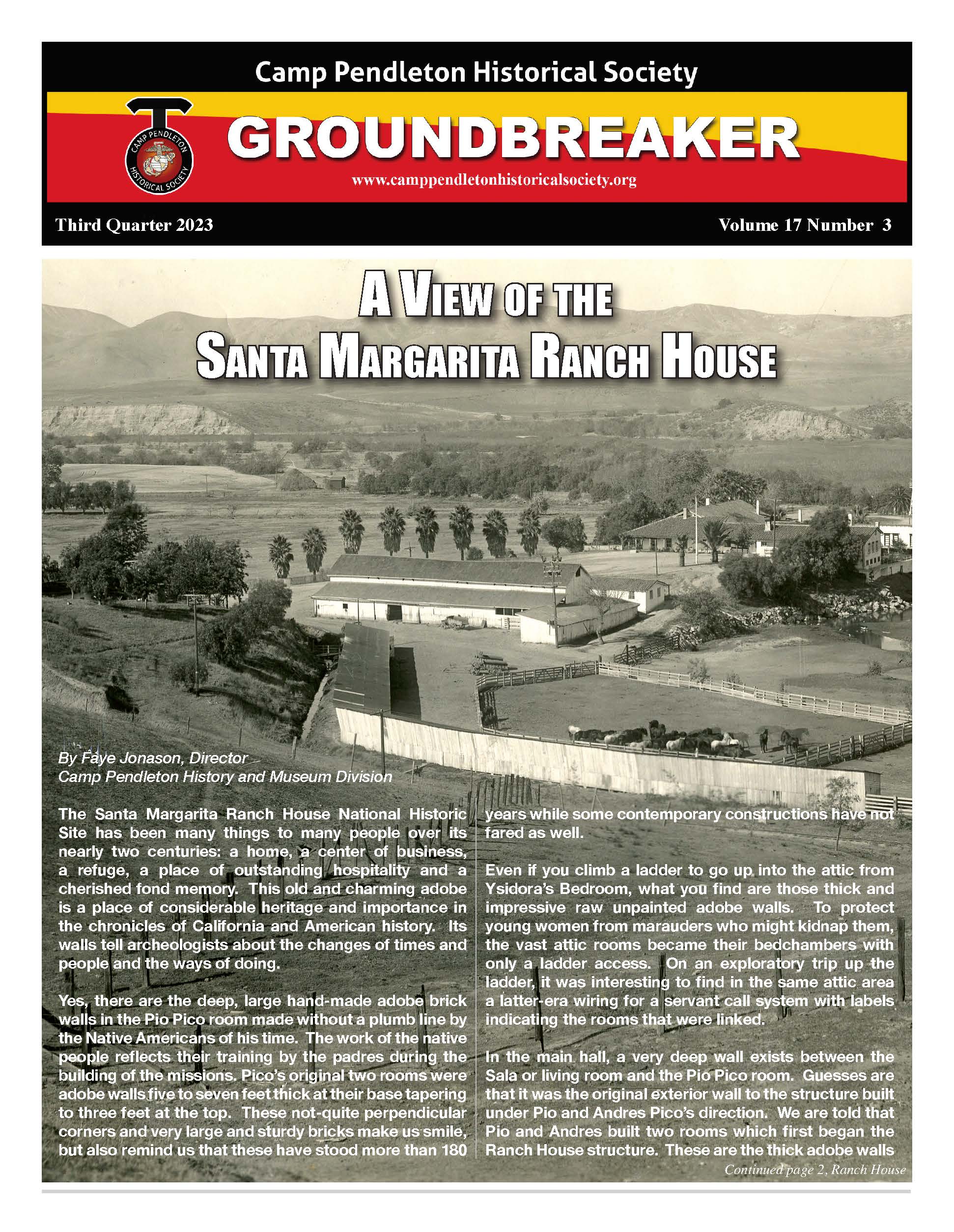 Camp Pendleton Historical Society – …preserving a rich and colorful history