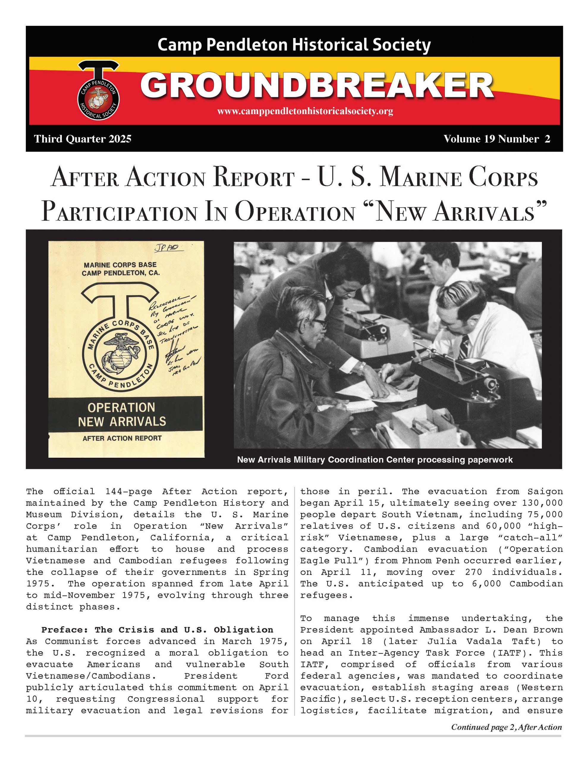 Camp Pendleton Historical Society – …preserving a rich and colorful history